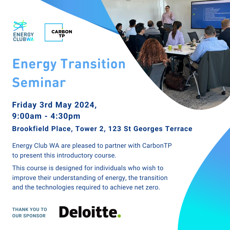 Events | The Energy Club WA | What's On